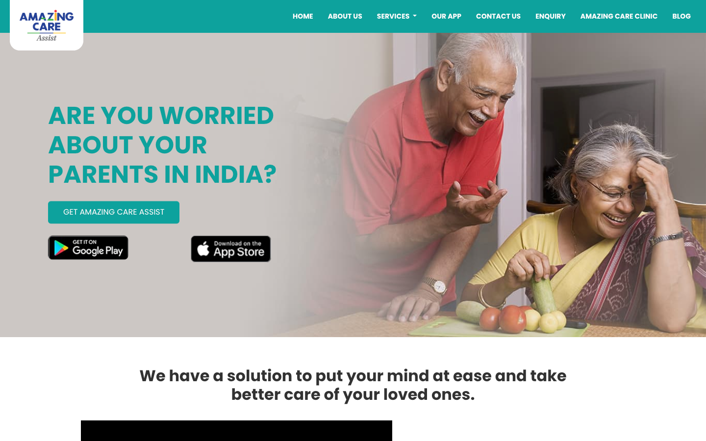 Amazing Care Assist: A Comprehensive Healthcare Hub Crafted by Codenbrand